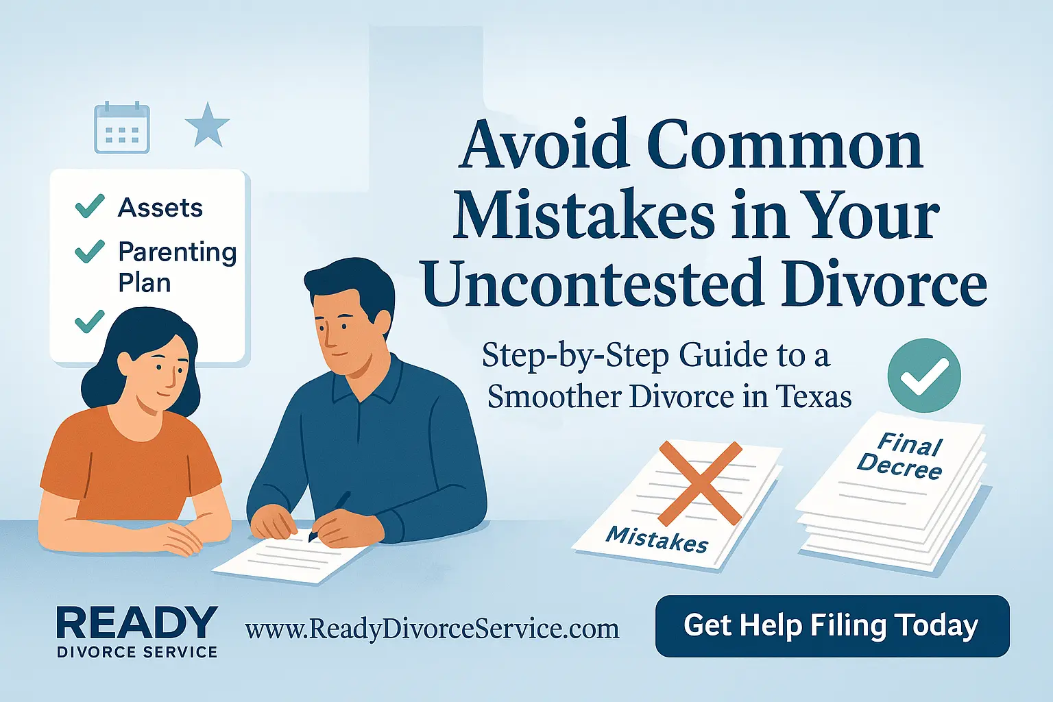 Common Mistakes in Uncontested Divorces (And How to Avoid Them) | Ready ...